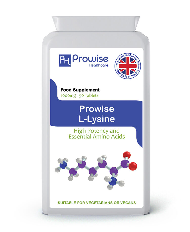 L-Lysine 1000mg 90 Capsules by Prowise Healthcare - Simply Vitality